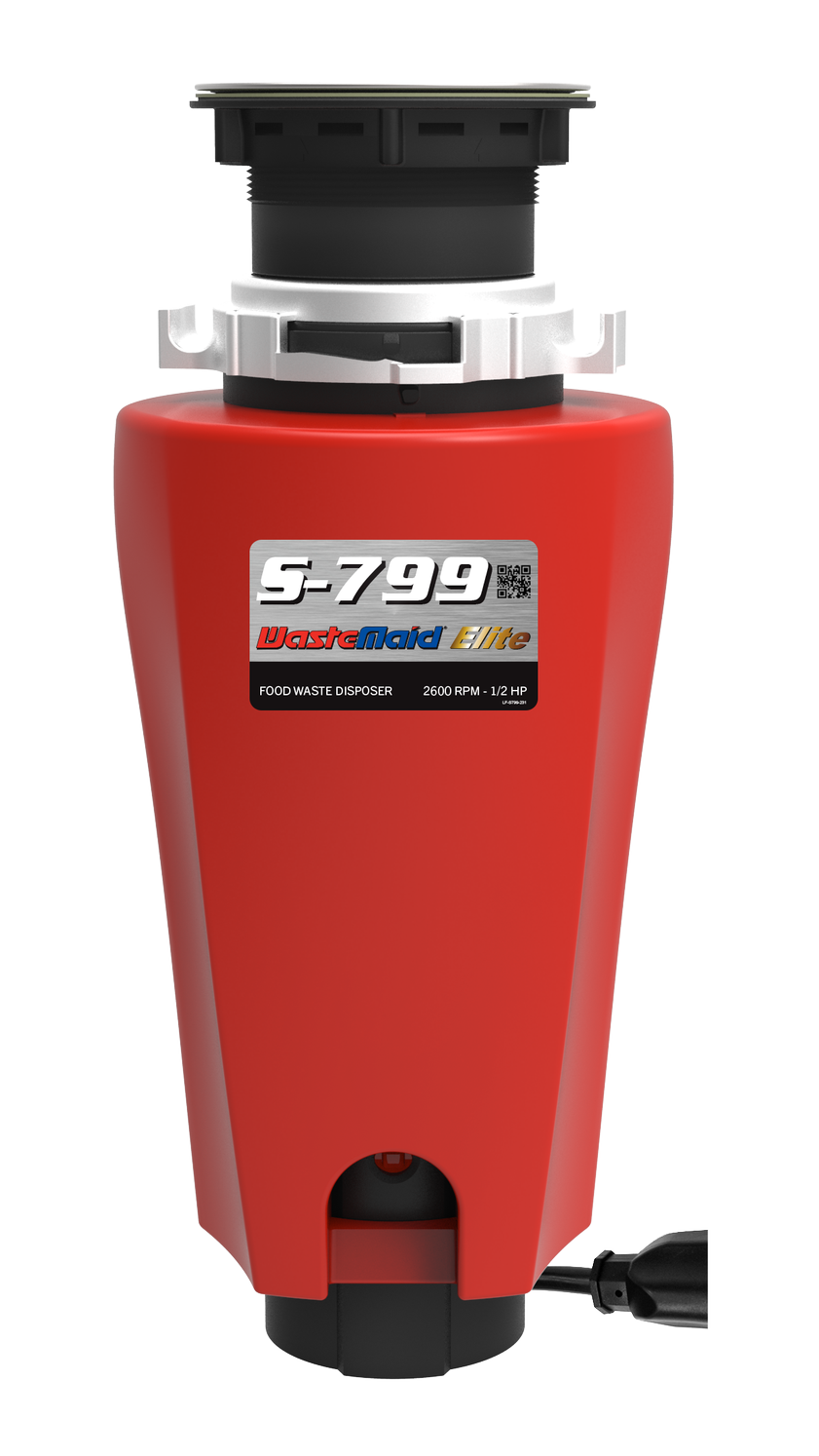 WasteMaid Elite S-799AS- 'Mid-Duty' Food Waste Disposal Unit